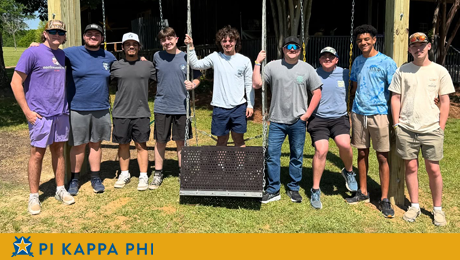 NSU Pi Kappa Phi members help complete accessibility improvements at ...